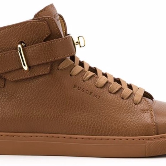 Buscemi | Shoes | Rare Buscemi Whiskey Brown High Top Sneakers | Poshmark